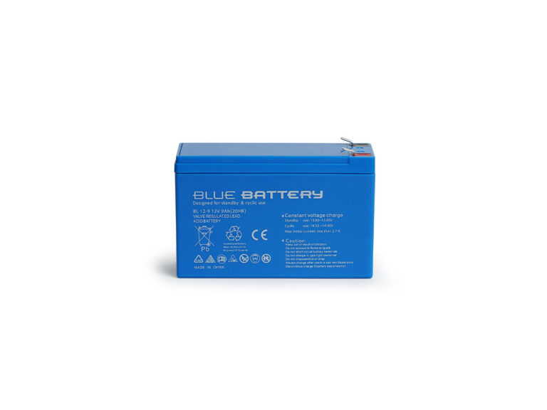 Blue Battery 12 Volt 9 Amper Bakımsız Kuru Akü Ups Aküsü - United Enerji